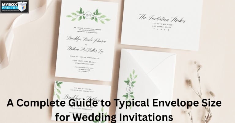 A Complete Guide to Typical Envelope Size for Wedding Invitations ...