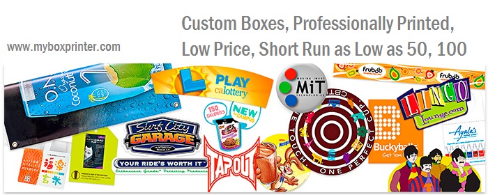 Custom Printed Boxes | Short Run Wholesale Packaging Made with Logo ...